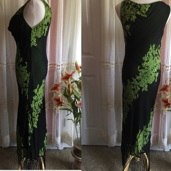 Temptations | Dresses | Vintage Beaded Dress And Matching Wrap | Poshmark